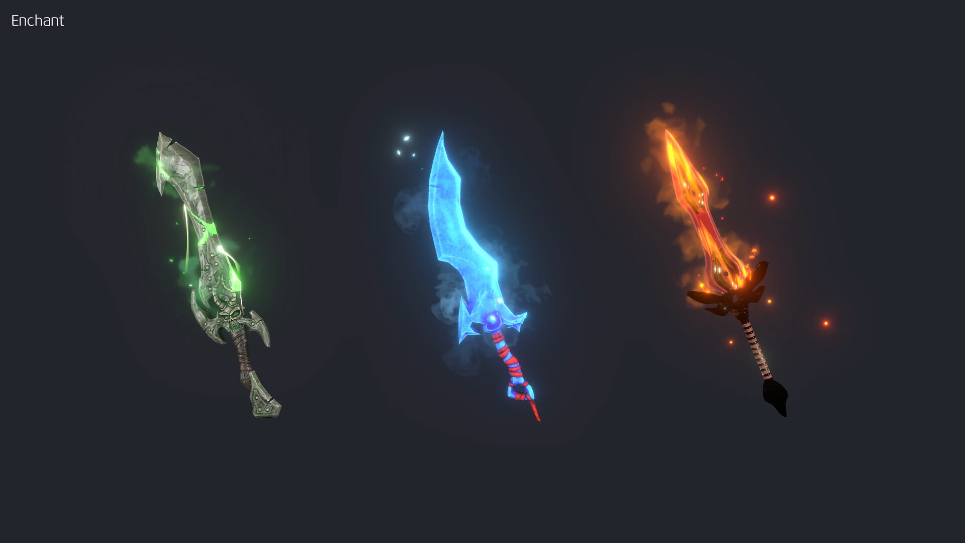 ArtStation - Enchant VFX: Elemental Sword
