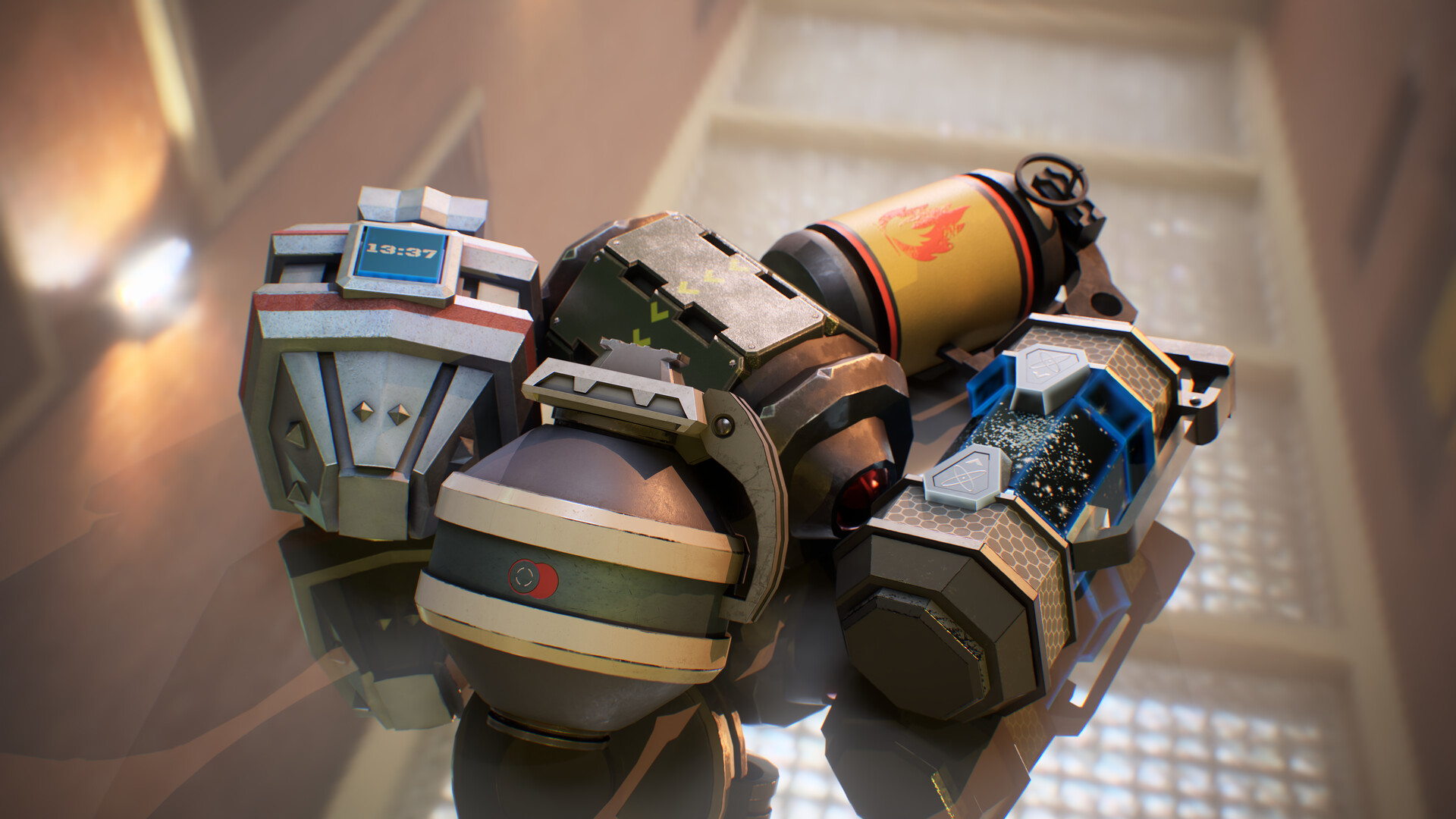 ArtStation - Sci-Fi Grenades (Futuristic)