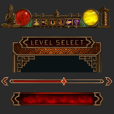 ArtStation - Diablo inspired UI