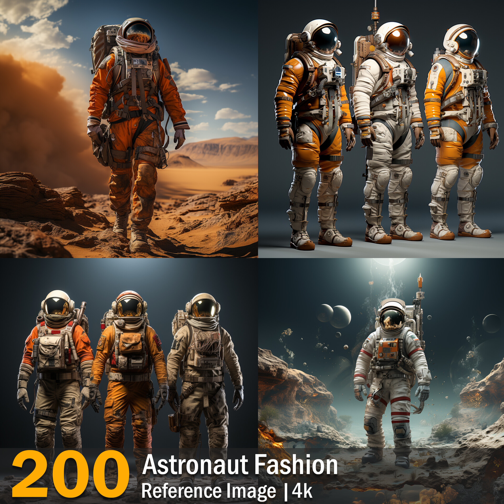 ArtStation - Astronaut Fashion | Reference Images | 4K