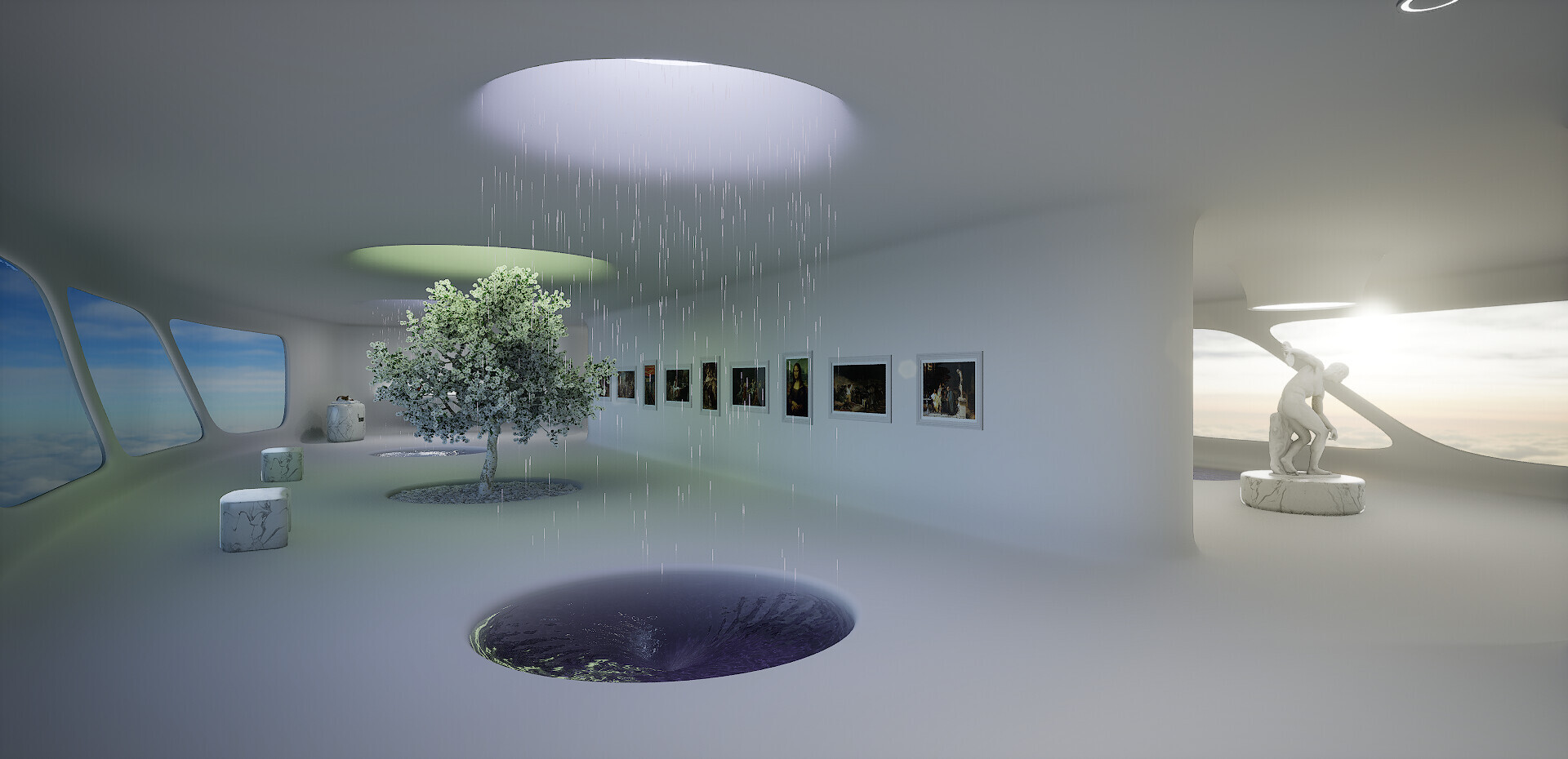 ArtStation - Gallery in the Skies,VR