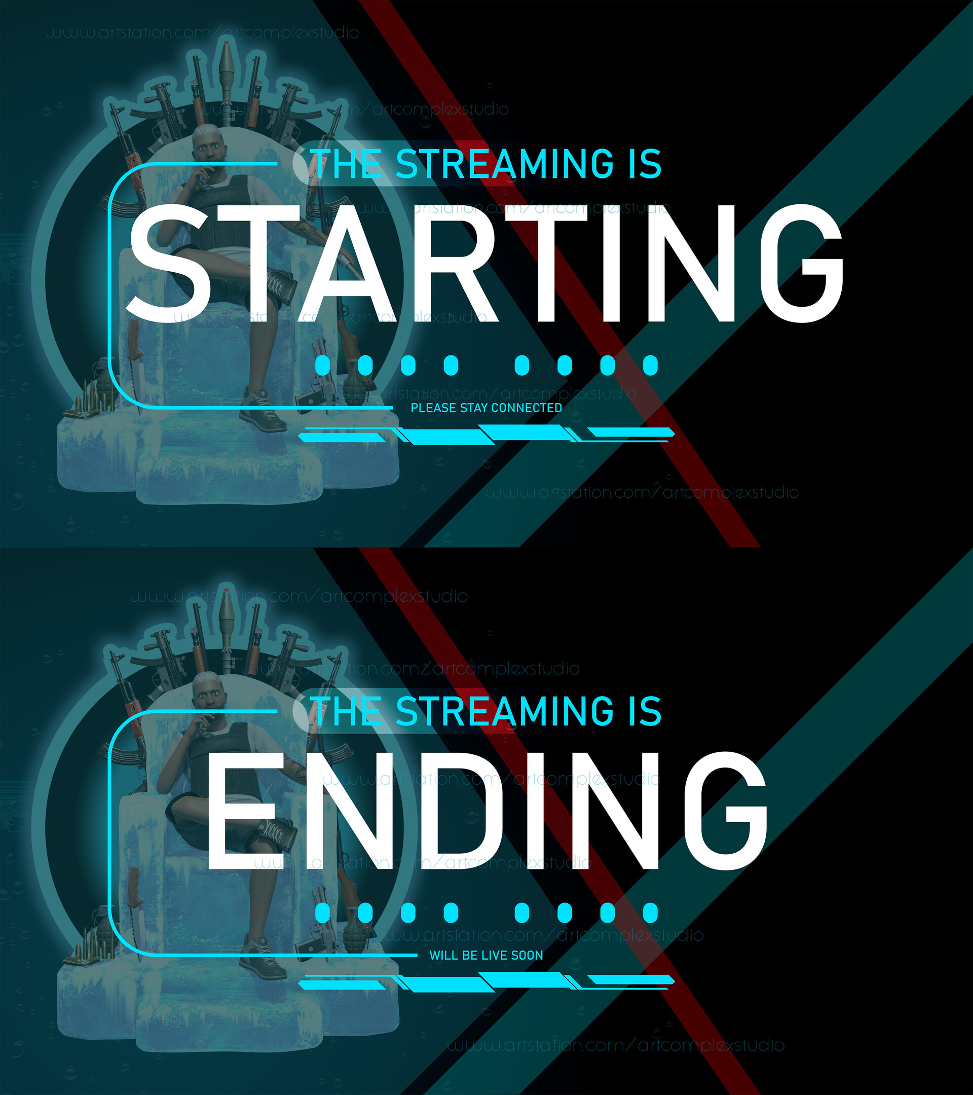 ArtStation - Game Streaming panels