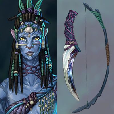 ArtStation - Tauni - Na'vi Character + weapon concepts