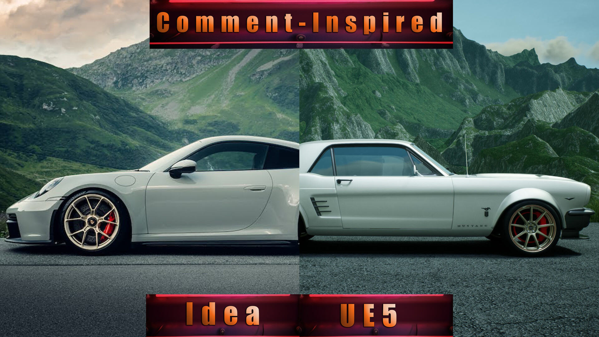 ArtStation - Speed Level Design for Old Mustang | Comment-Inspired #1 | Unreal Engine 5