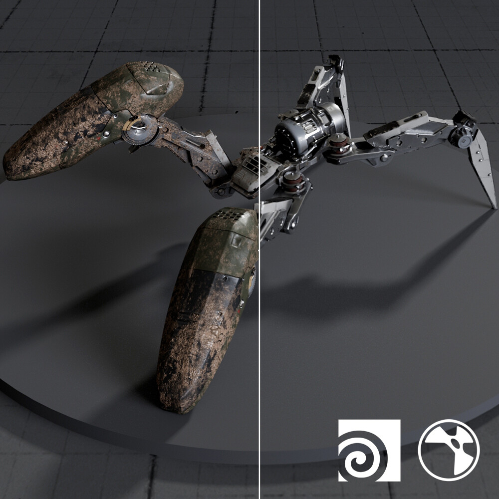 ArtStation - Robot lookdev [Houdini]