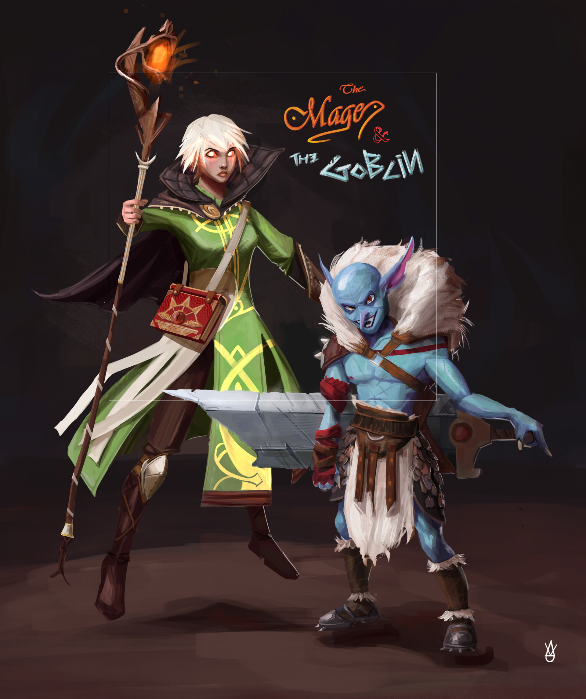 ArtStation - The Mage & The Goblin