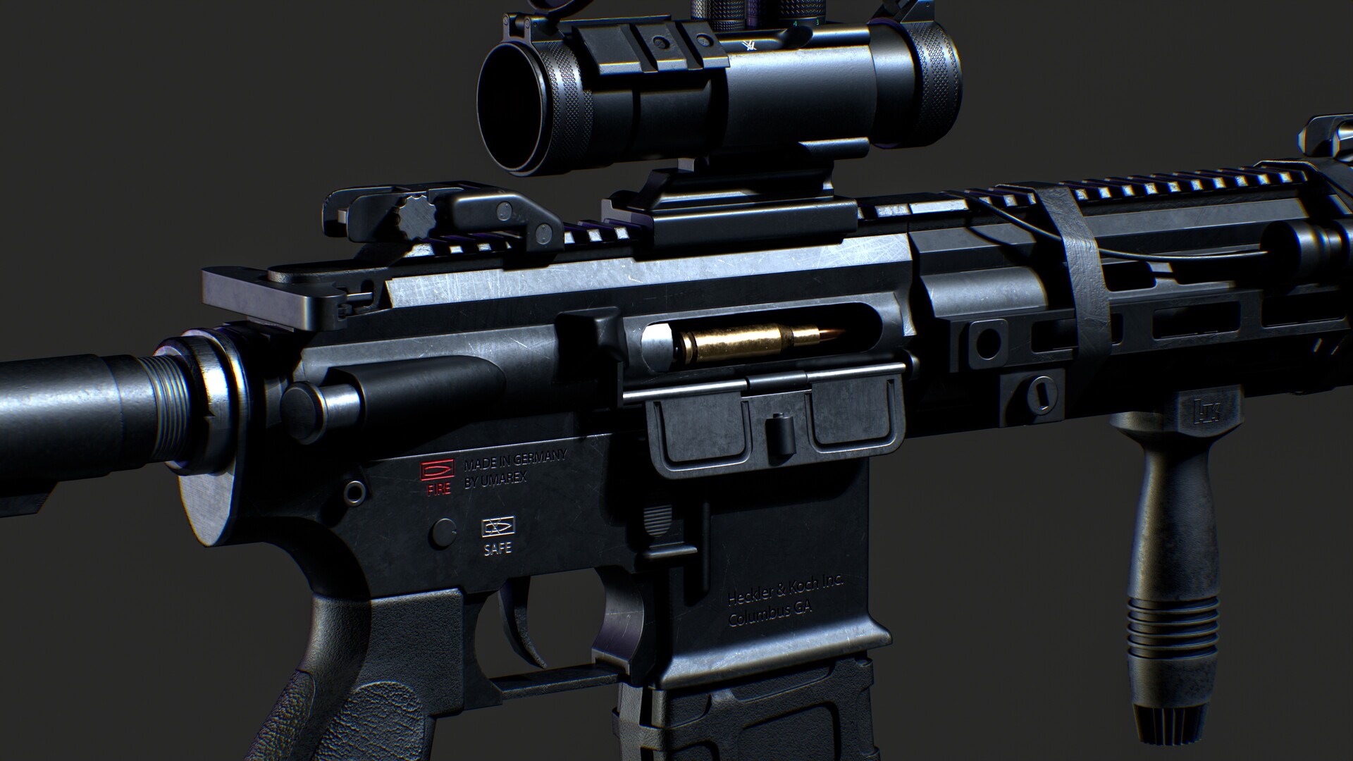 Hk416 Assault Rifle Wallpaper