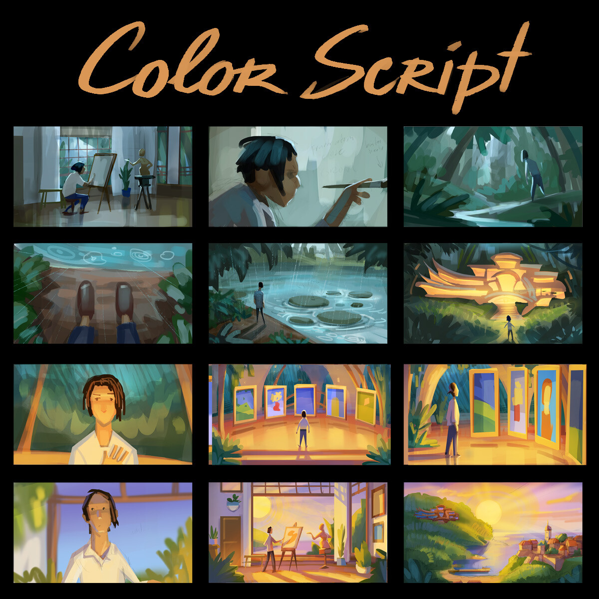 ArtStation - Colorscript project.