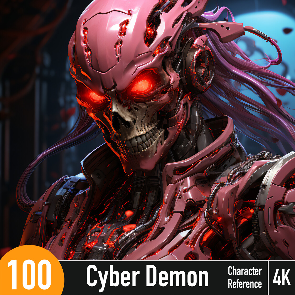 ArtStation - 100 Cyber Demon Character Concept (4k)