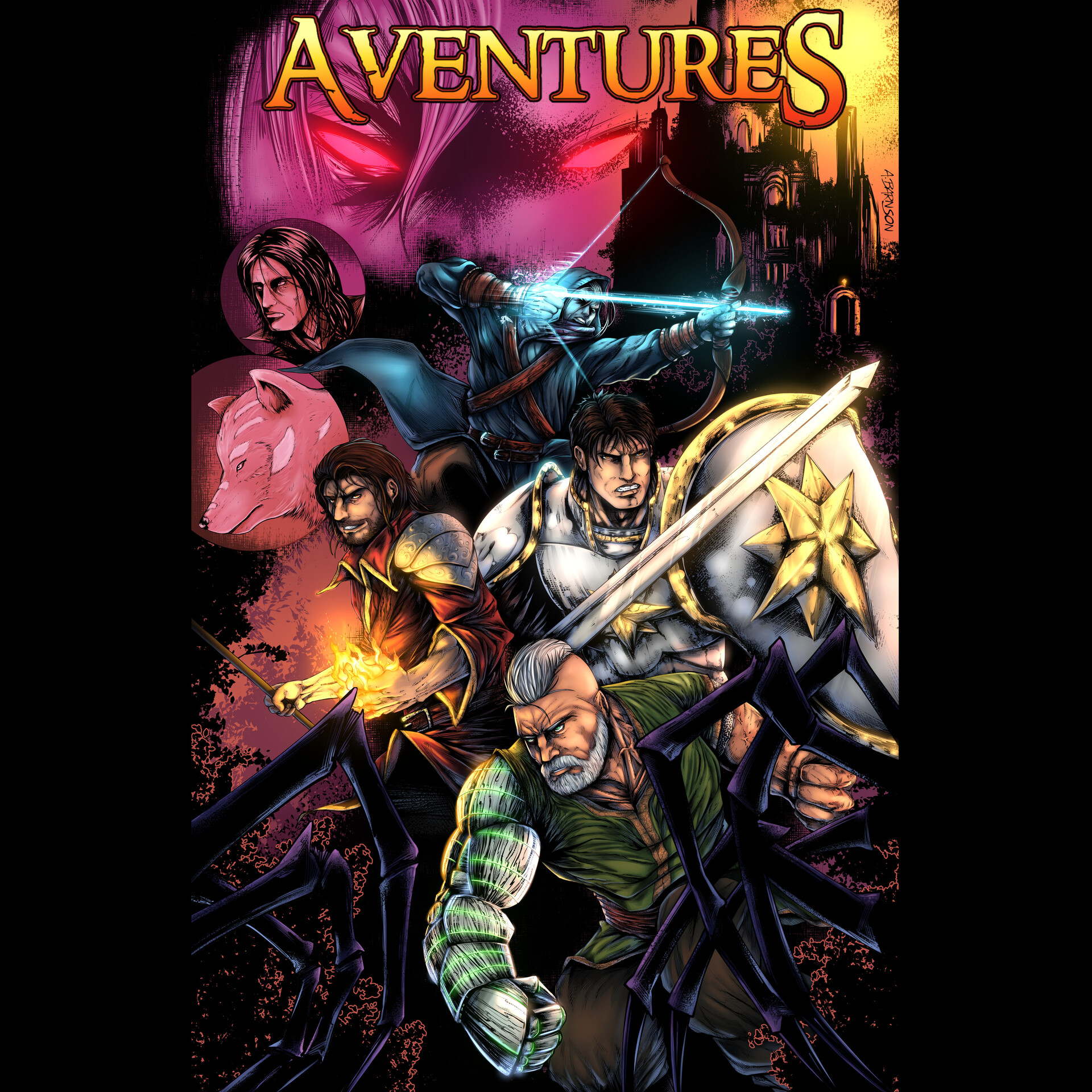 ArtStation - Aventures Season 1 - Comic Cover