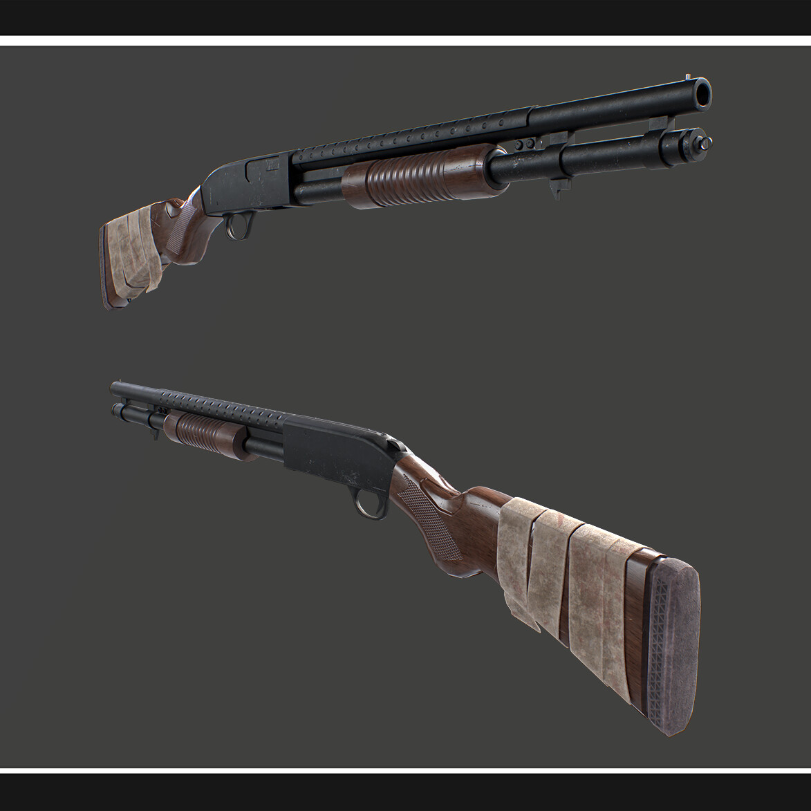 ArtStation - Mossberg 590 Tactical Retrograde 9T Pump Shotgun