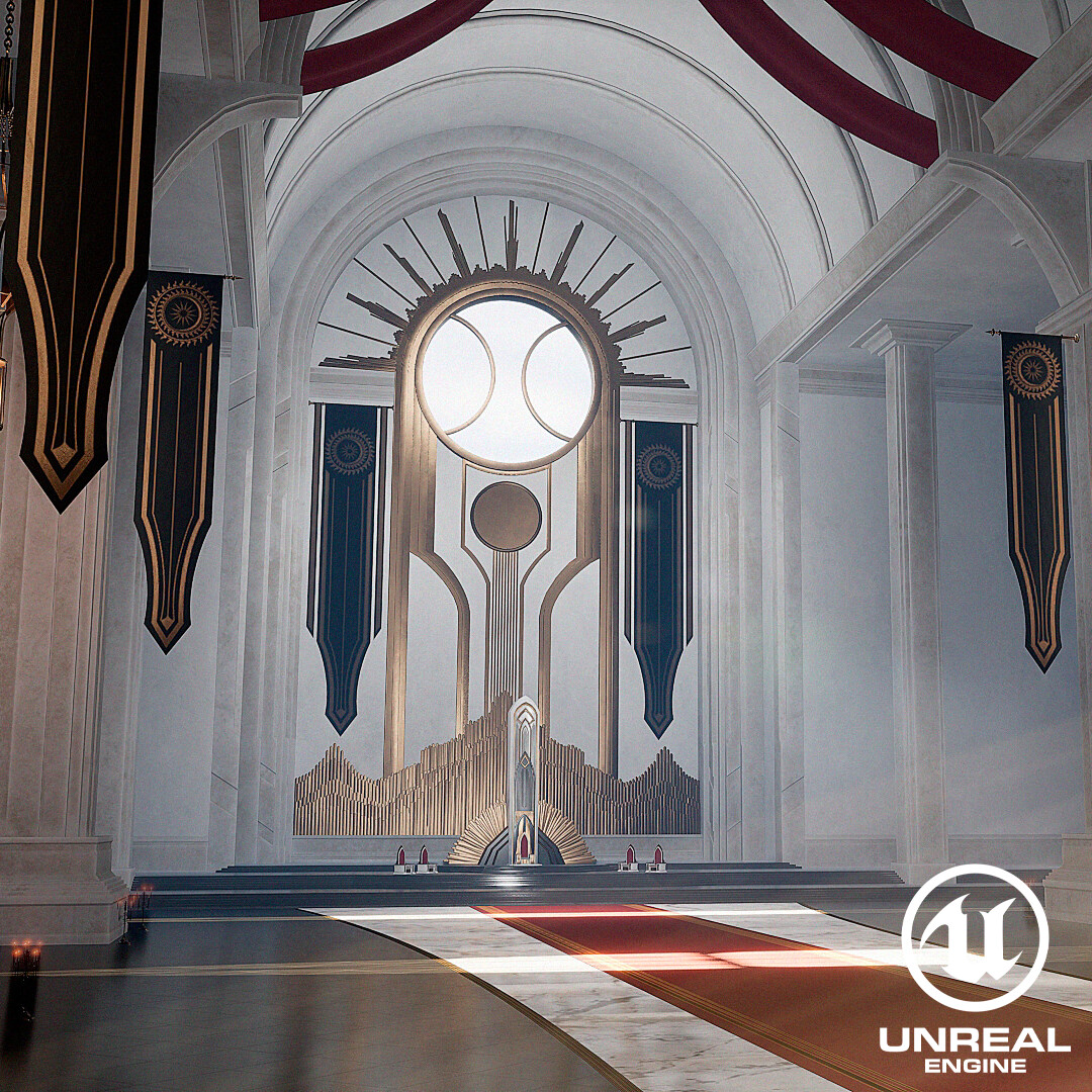 ArtStation - Throne Room of Azaren