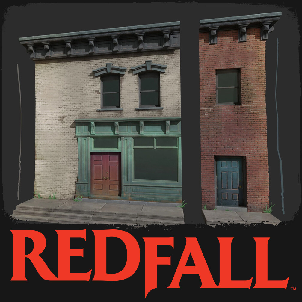 ArtStation - Redfall Building Explorations and Paintovers