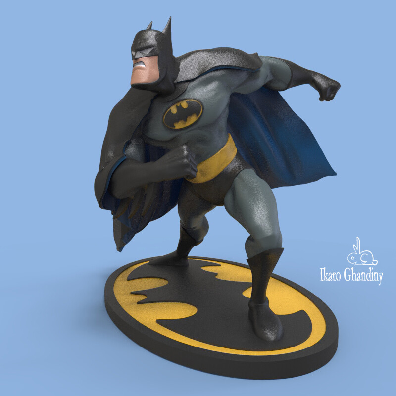 ArtStation - Batman: Bruce Timm style