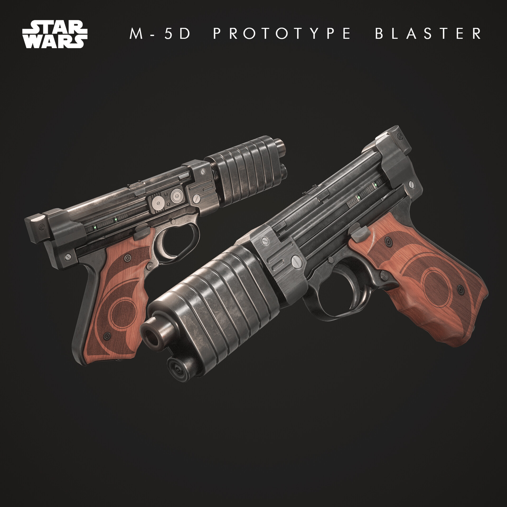 ArtStation - M-5D Prototype Blaster
