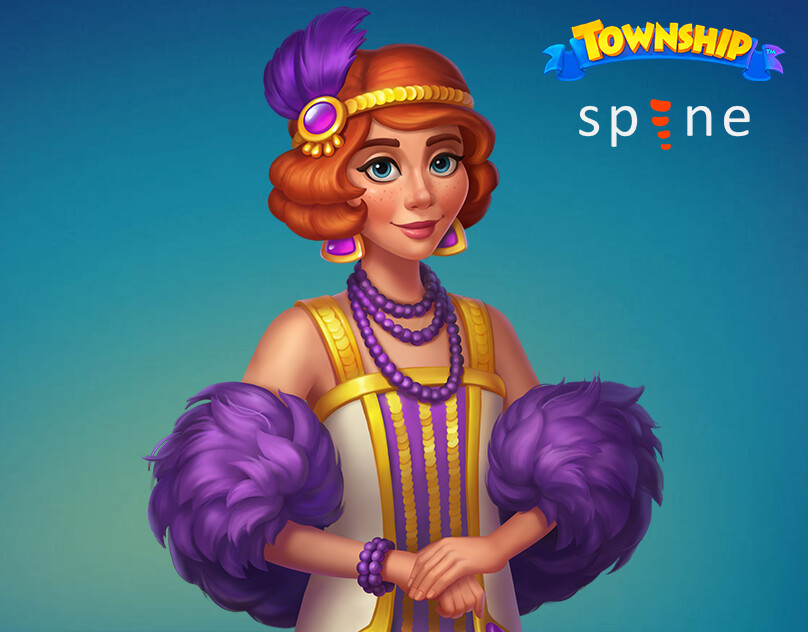 ArtStation - Township 2D Character Spine Animaton