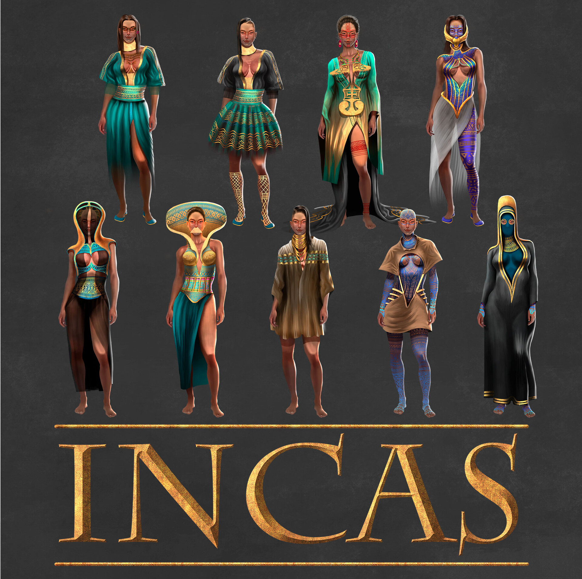 ArtStation - INCAS - Costume Design