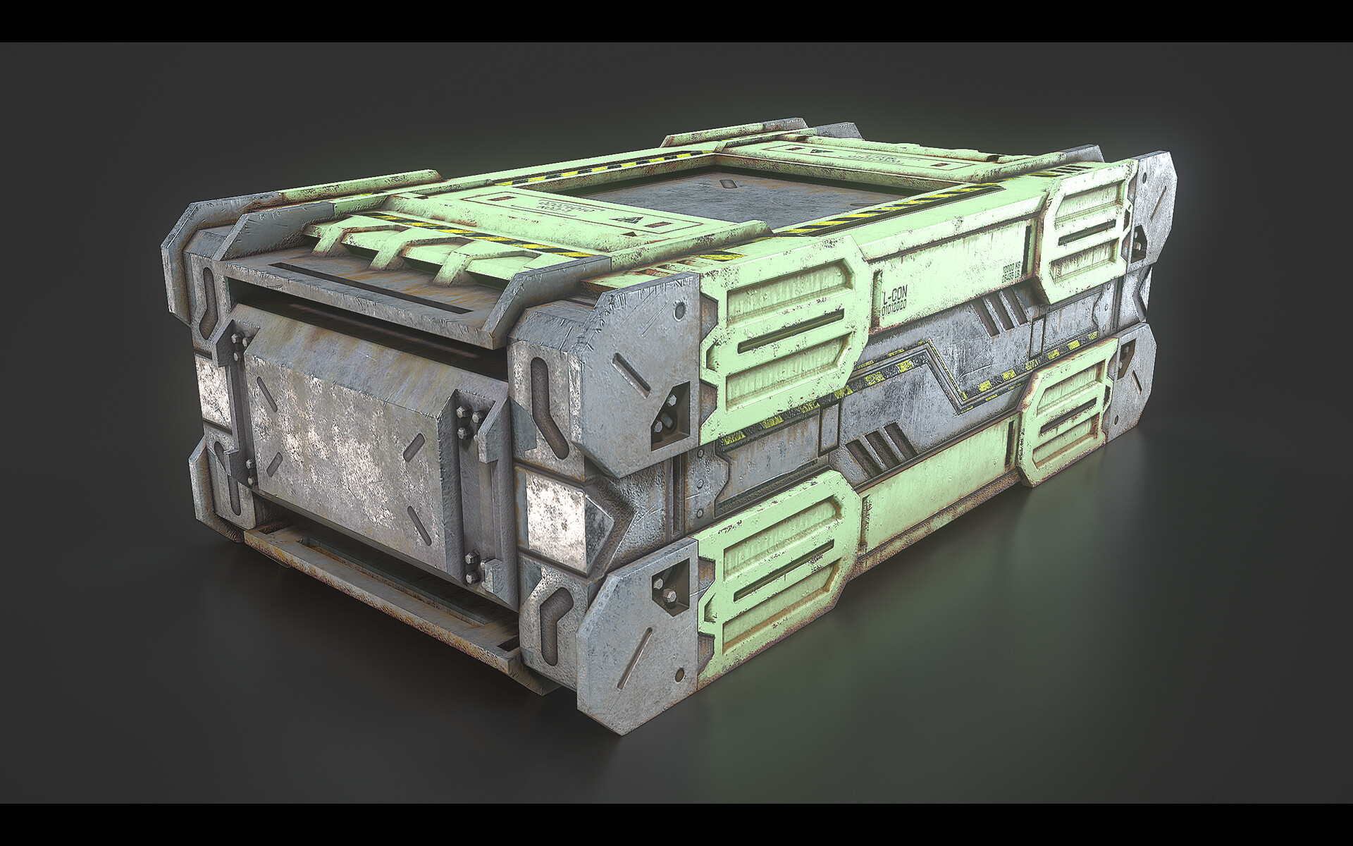 ArtStation - Sci-Fi Low Poly Container