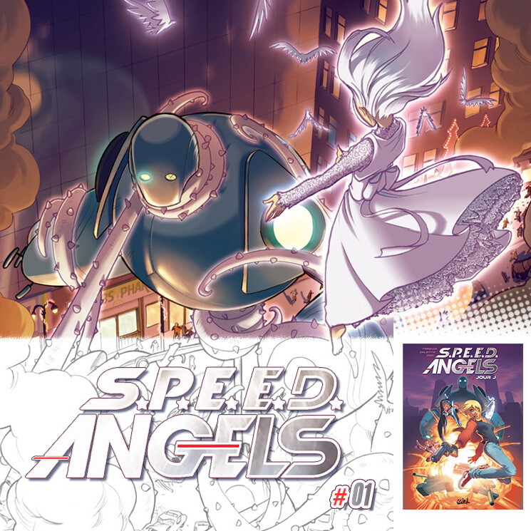 Pop - S.P.E.E.D. Angels #1 | Comic book colors
