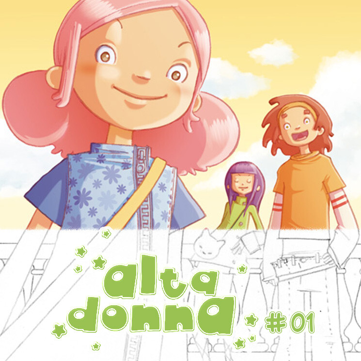 Pop - Alta Donna #1 | Comic book colors