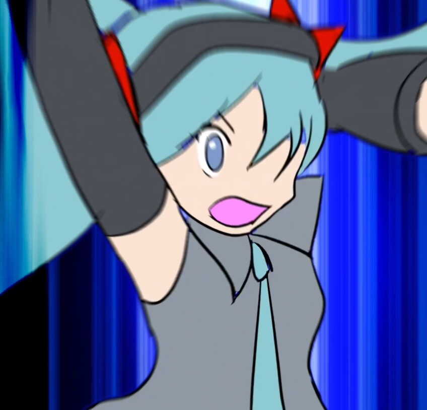 ArtStation - [Anime] Hatsune Miku Seven Swords [Blender/Grease Pencil ...