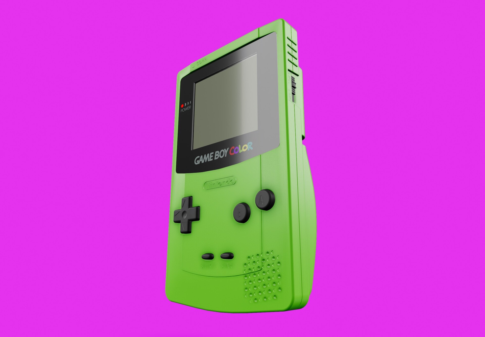 ArtStation - Game Boy Color - 3D Model