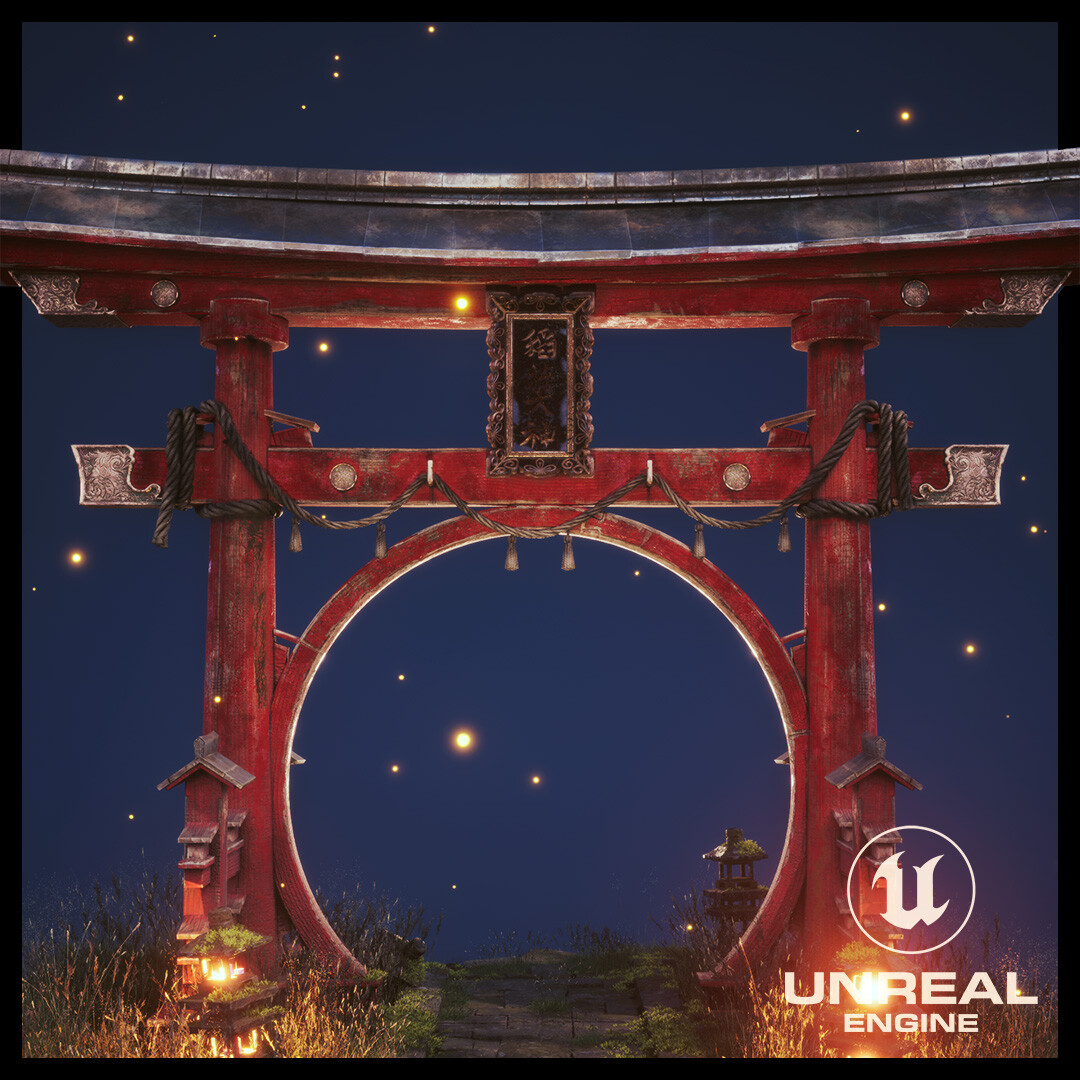 ArtStation - Torii Gate ⛩ | 3D model