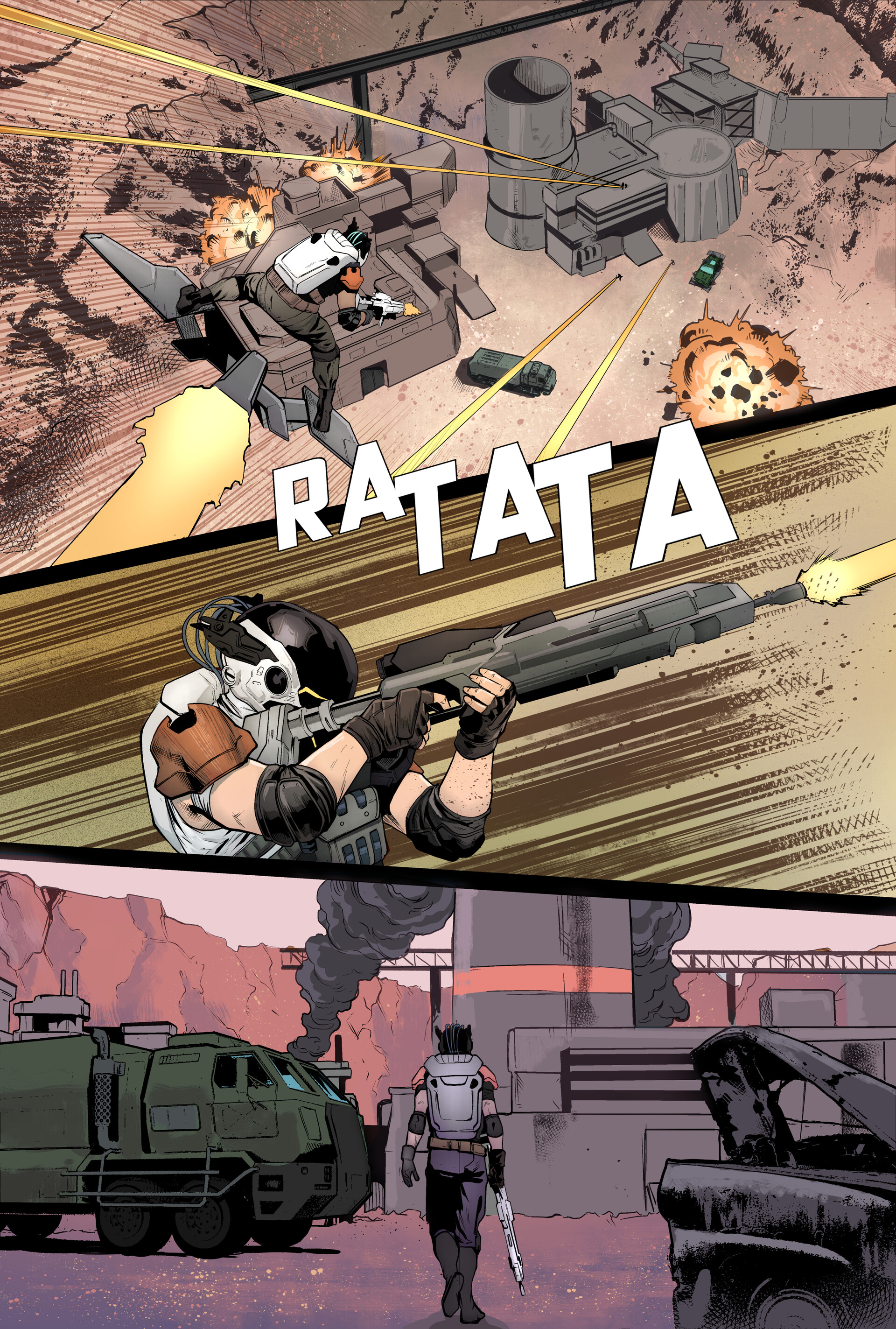 ArtStation - Meta Nomads Comic project