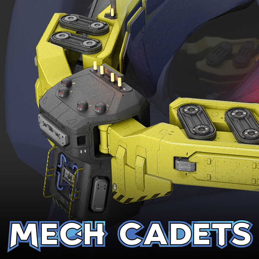 ArtStation - MECH CADETS Misc. Props