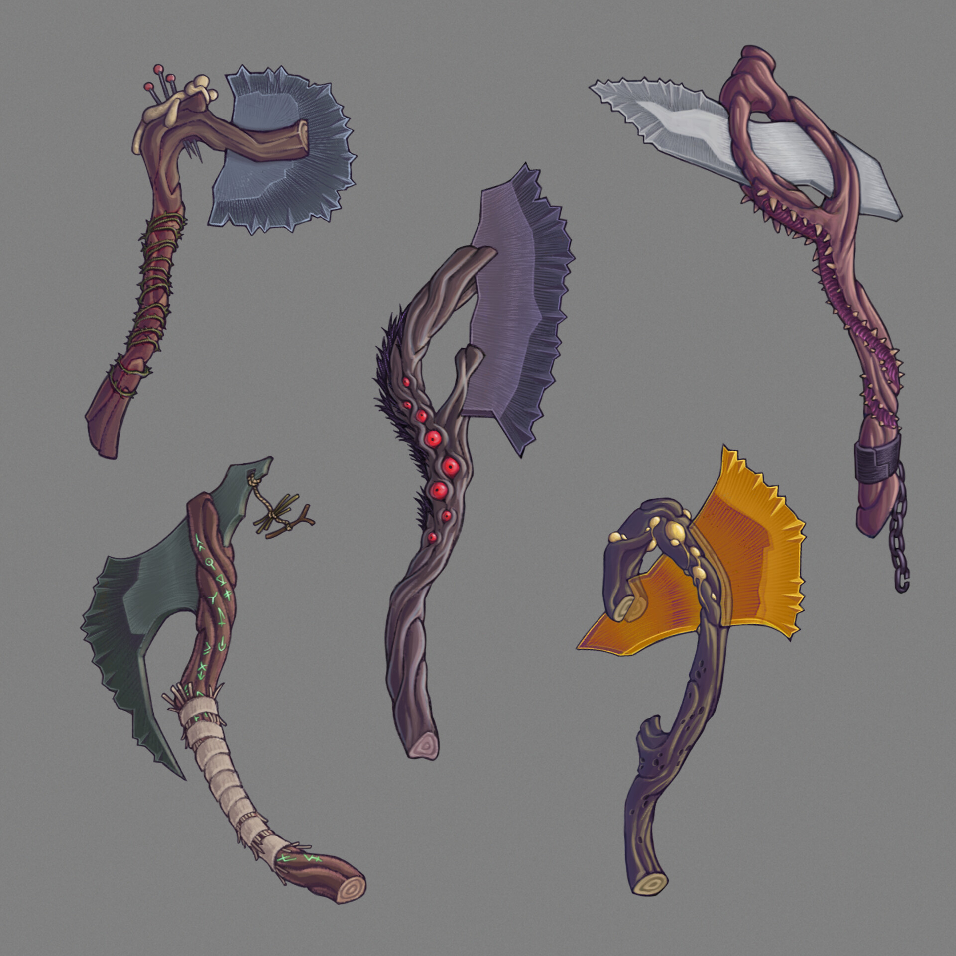 ArtStation - Lames Sinueuses / Crooked Blades