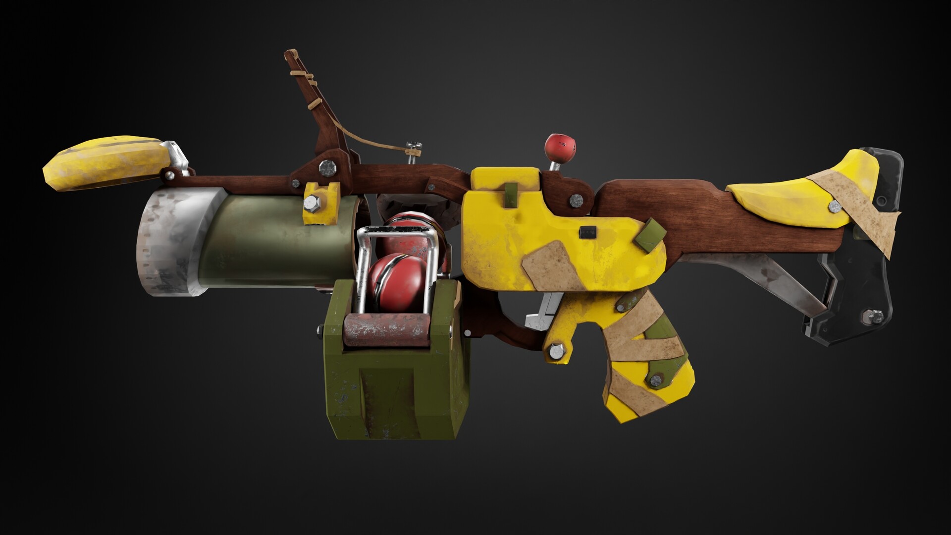 ArtStation - Junkrat Gun - Overwatch Fan Art