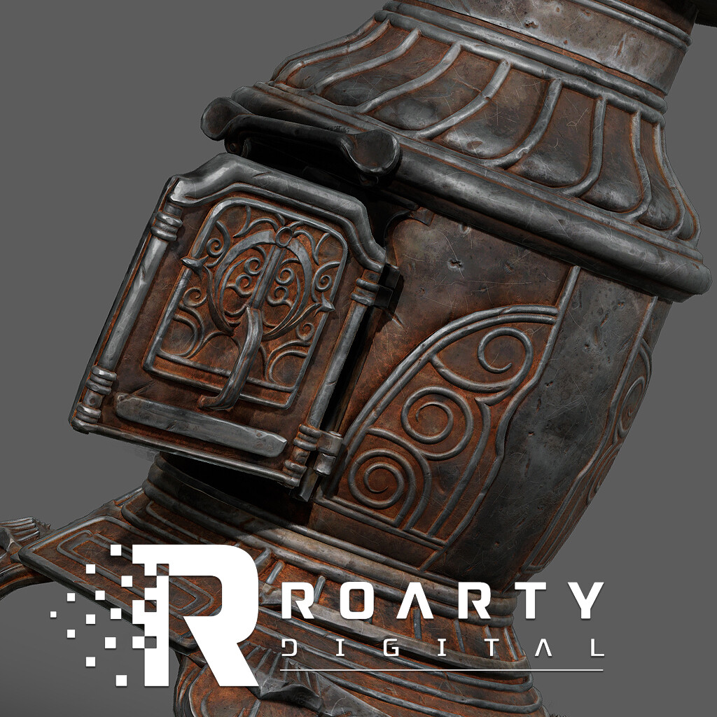 ArtStation - Furnace + Wood