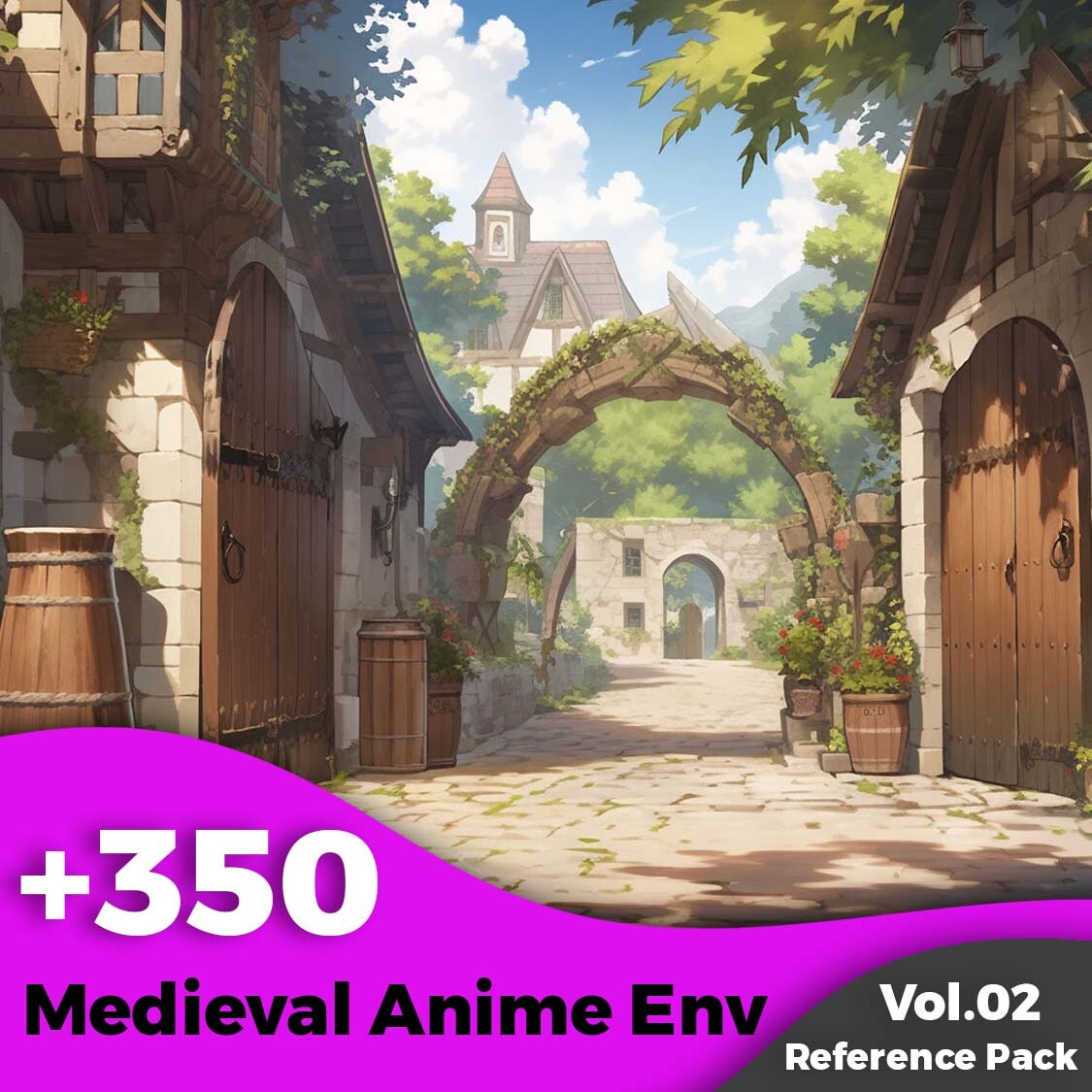 ArtStation - +350 Medieval Anime Environment Concept (4k) | Vol_02