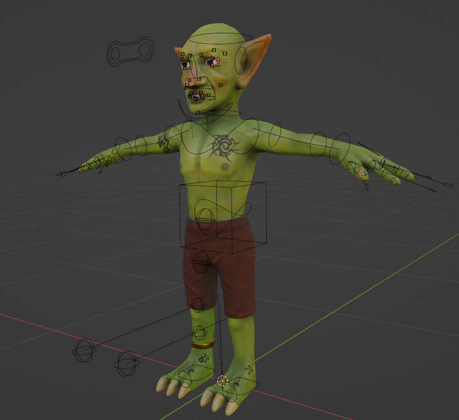 ArtStation - Goblin rig