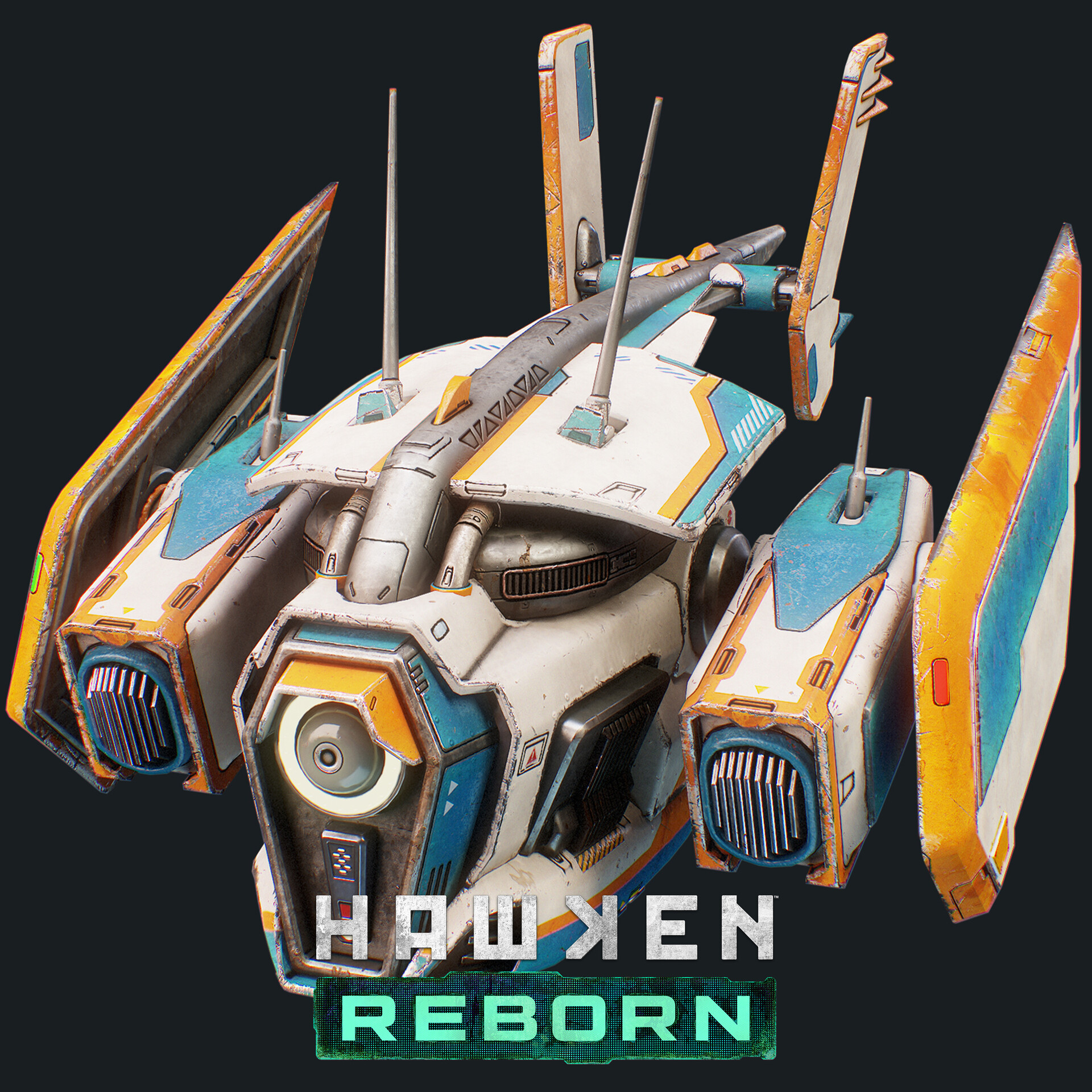 ArtStation - Hawken Reborn - Medium Drone