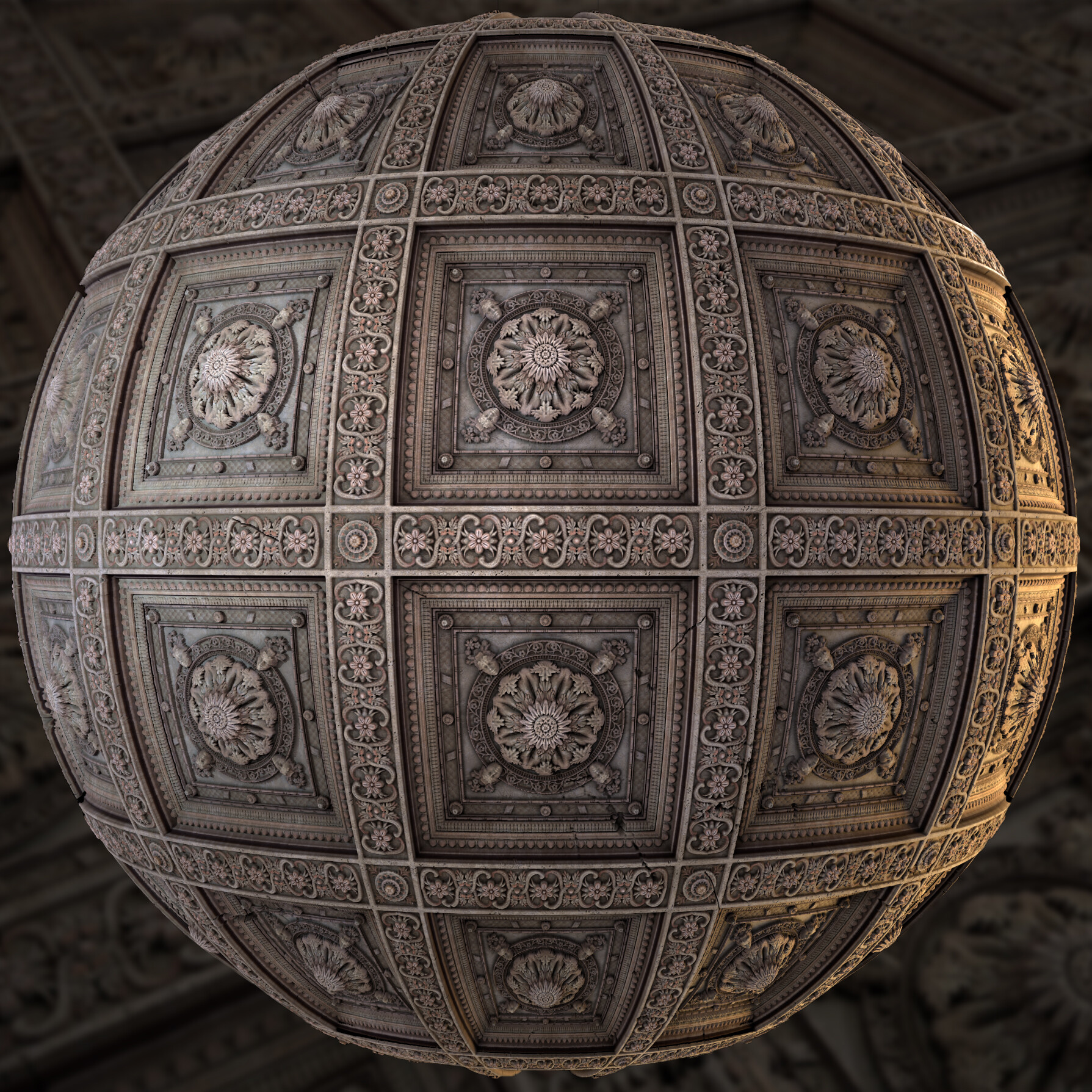 ArtStation - Baroque Decorative Ceiling