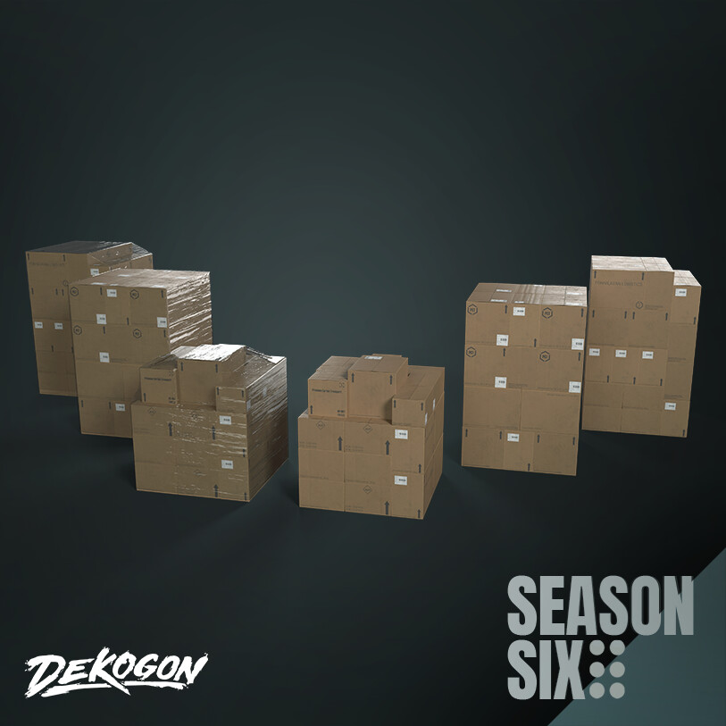 ArtStation - Pallet Stack - Dekogon Props Season 6