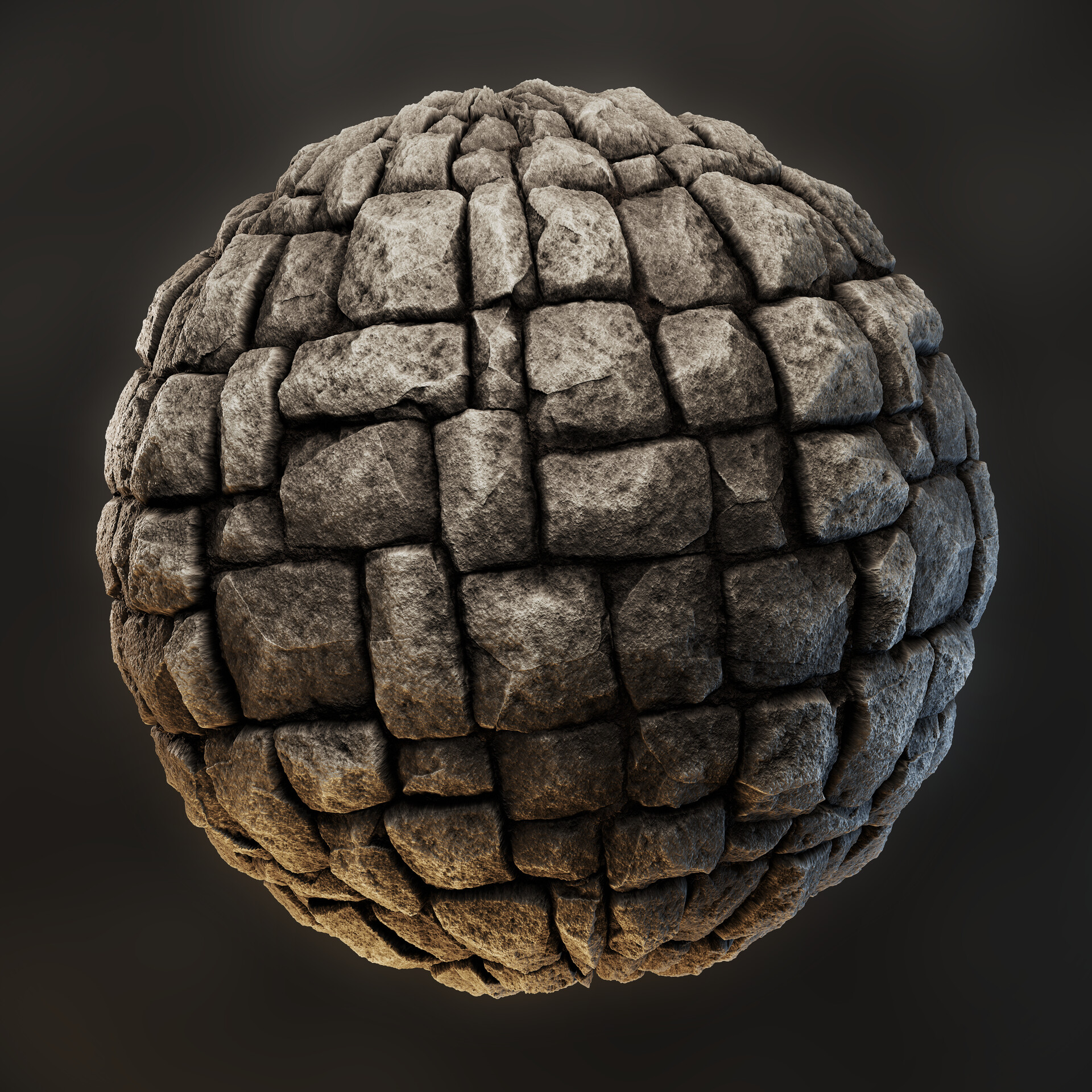 Jhaycee Caranoo - Cobblestone Wall Material