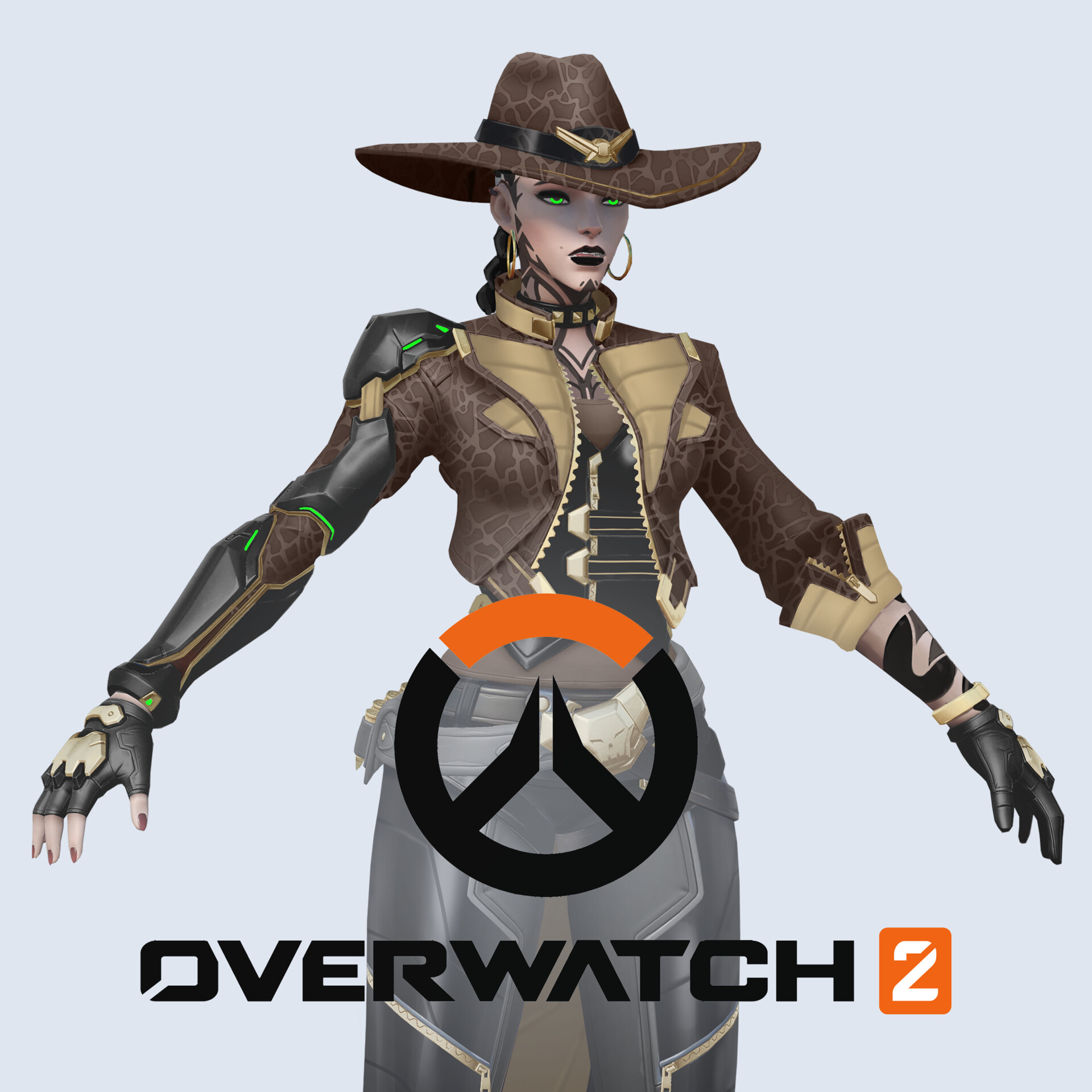 ArtStation - Ashe & B.O.B Snake Wrangler Skin Concept