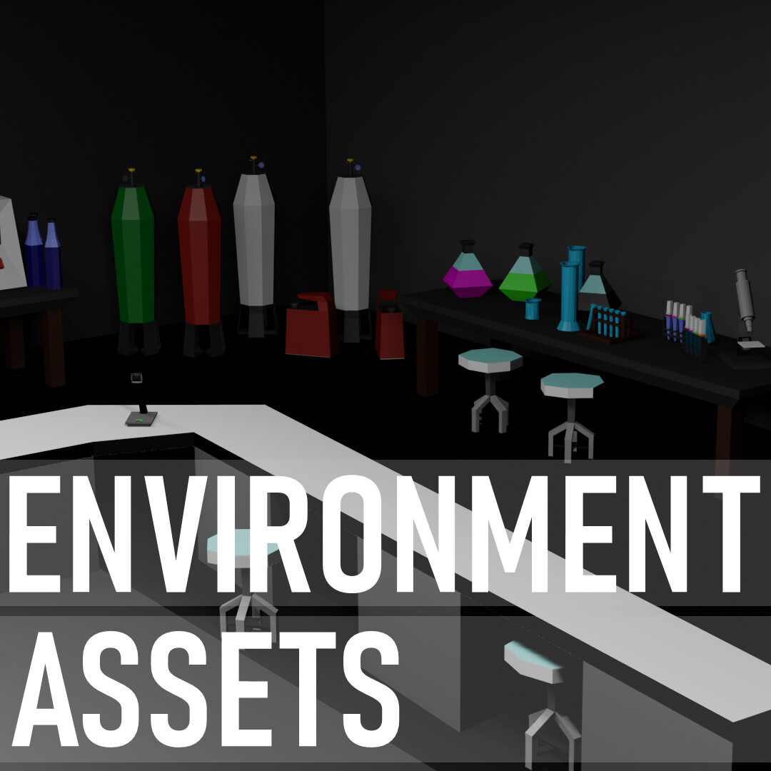 ArtStation - "Laboratory" [Low poly Assets]