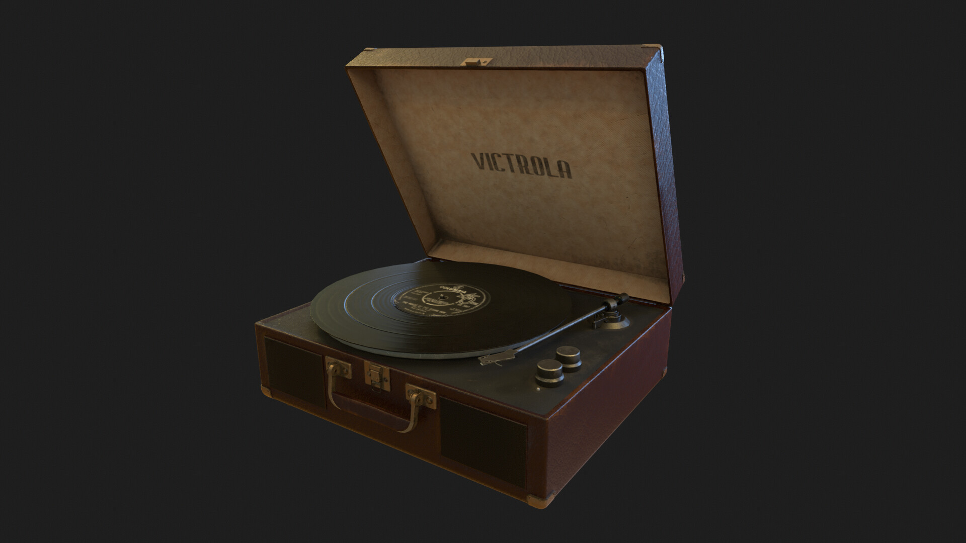 ArtStation - Retro Record Player