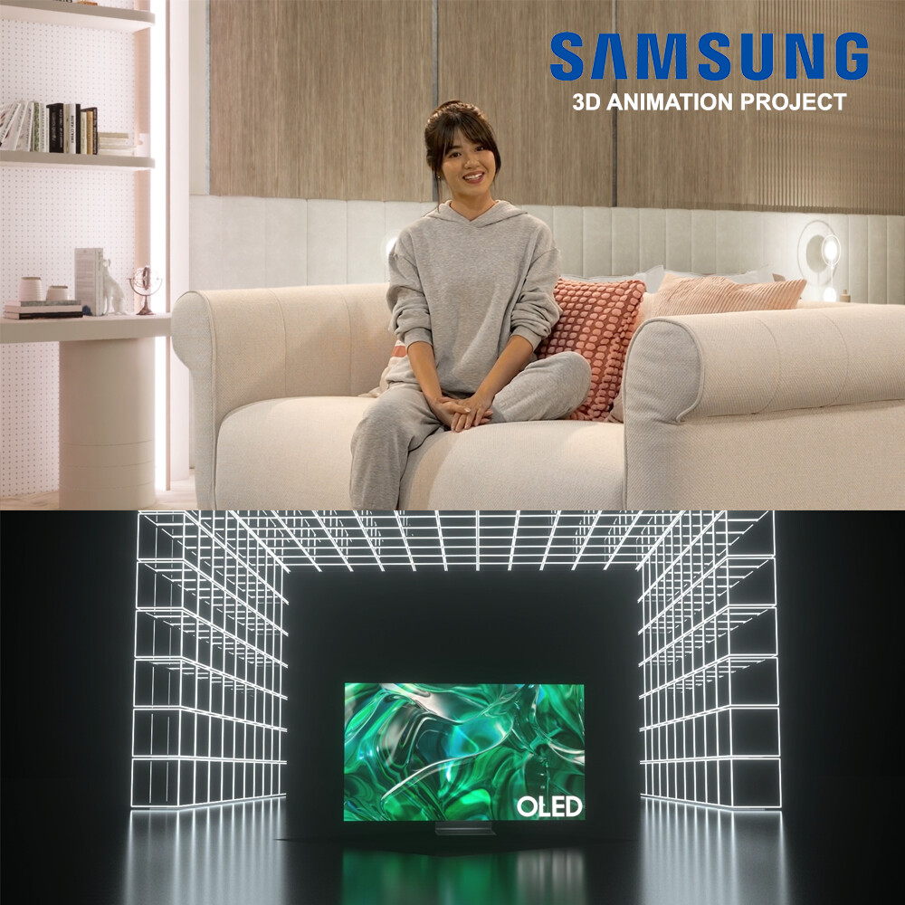 ArtStation - Samsung 3D Animation Project for OLED 4K & Reveal 8K TV