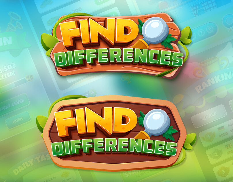 ArtStation - Differences - Find Difference game ui design