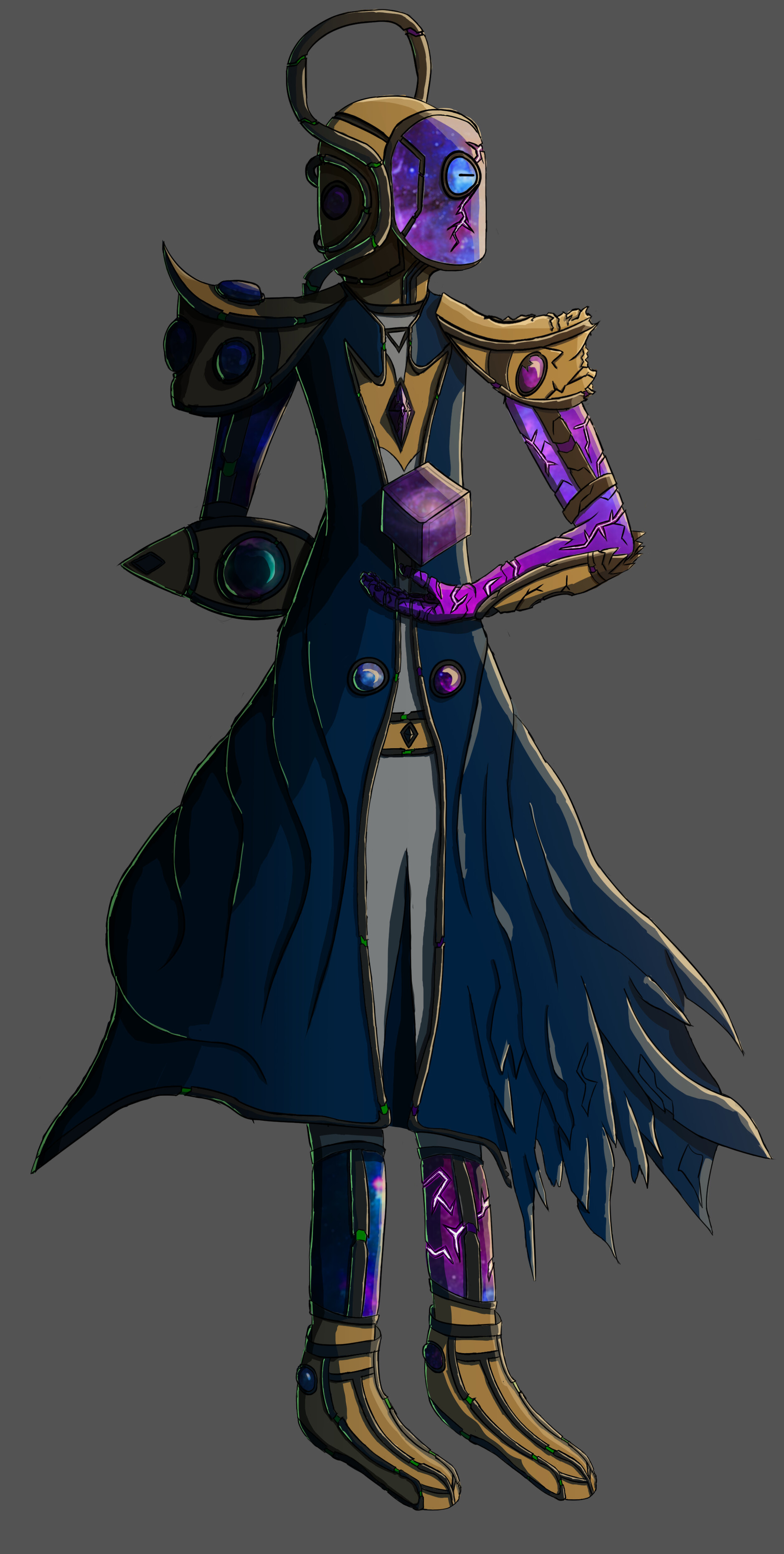 ArtStation - Eternum - Divinité Cosmique de l'espace temps