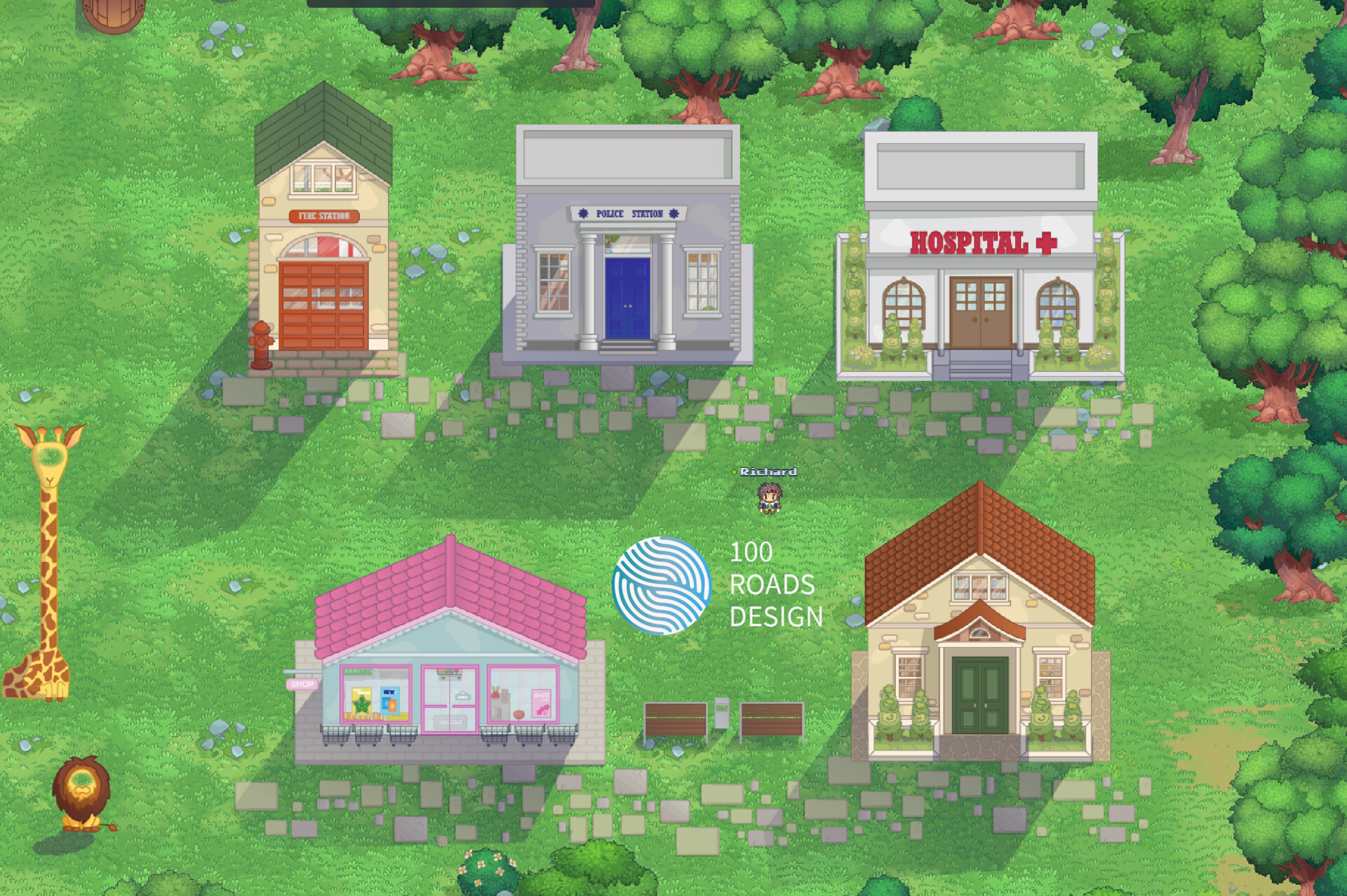 ArtStation - Buildings for "Playground" map l 100 roads