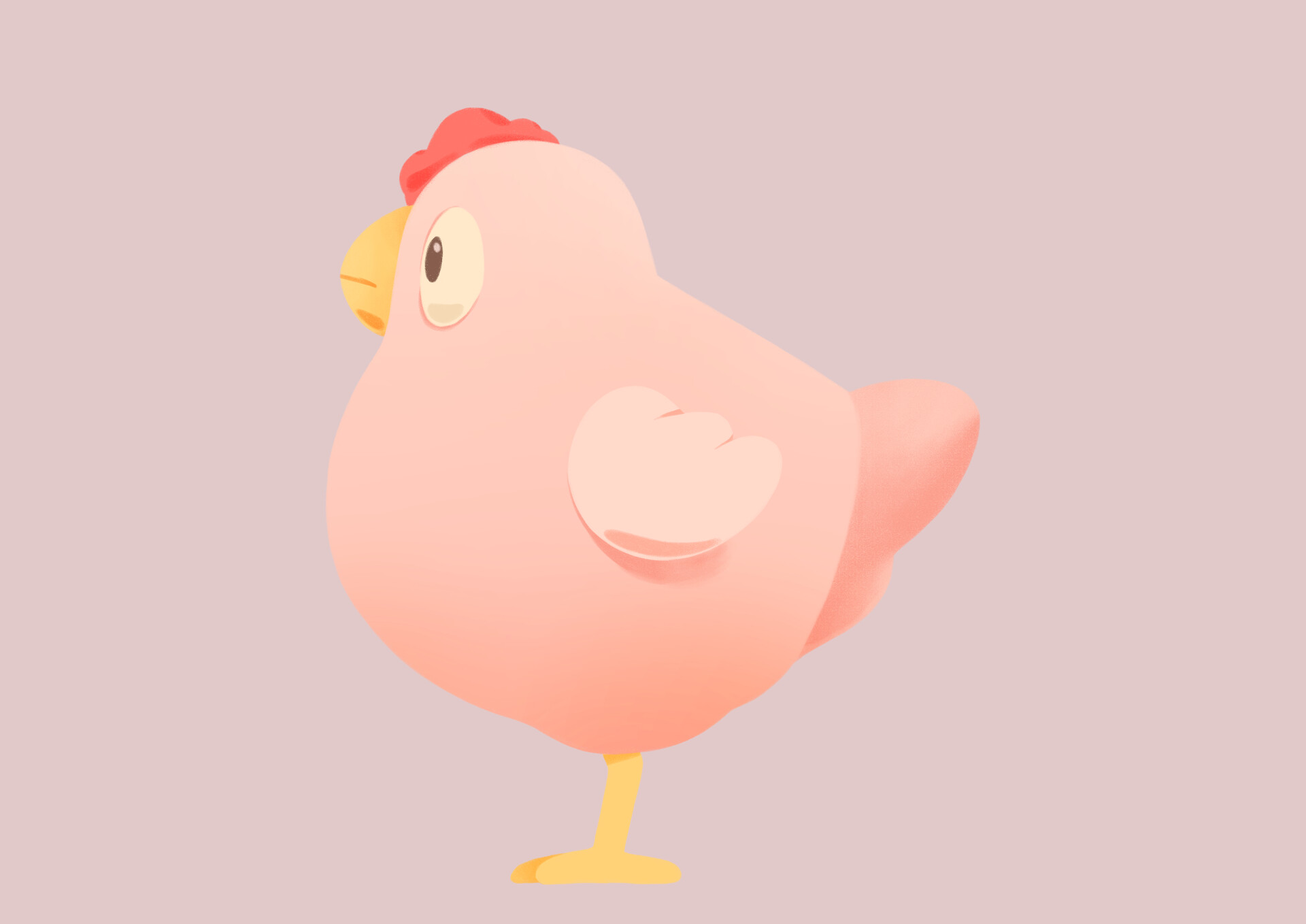 ArtStation - Charadesign-Atomic Chicken