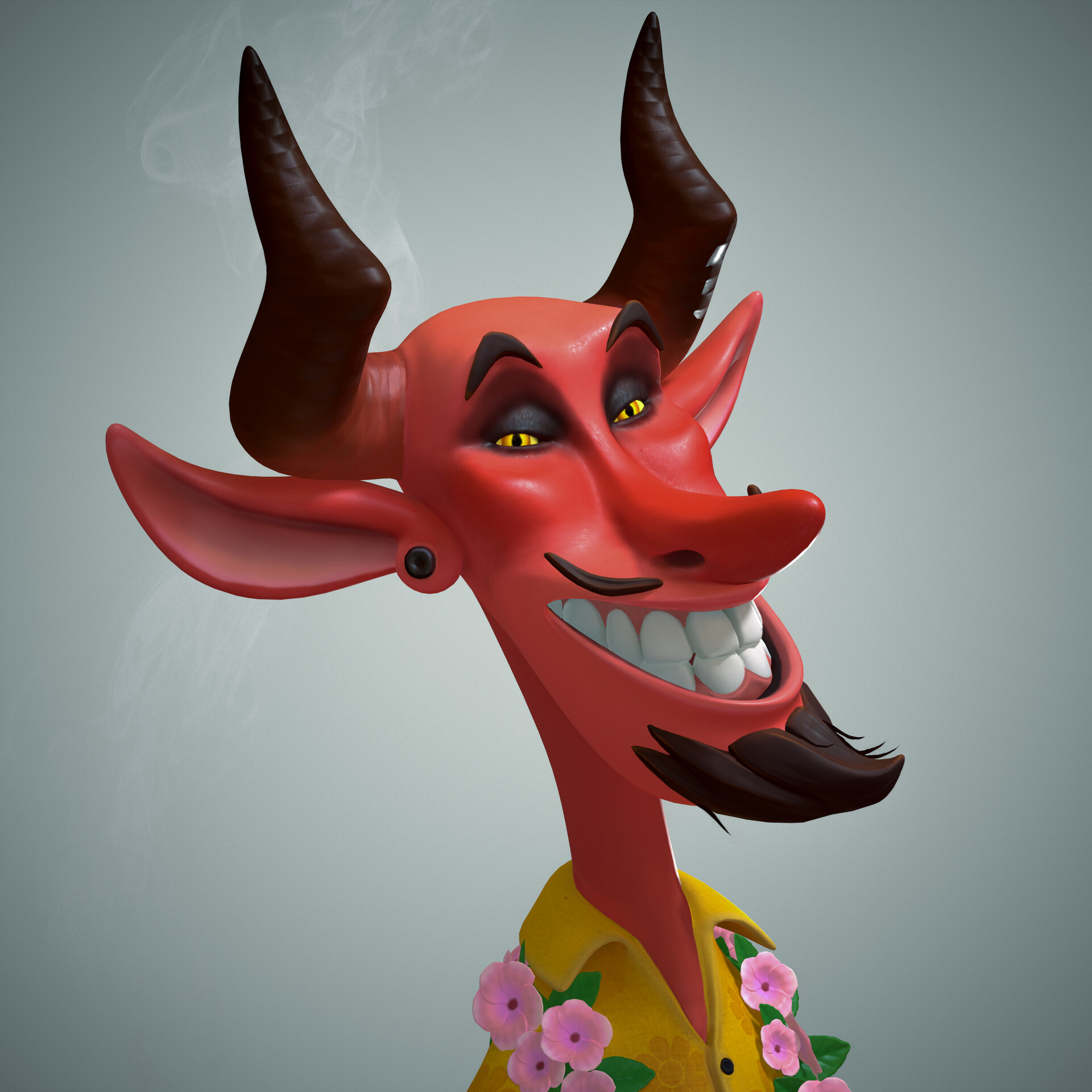 ArtStation - Devil 3D Model