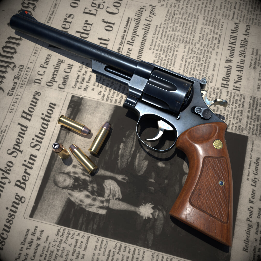 ArtStation - Smith & Wesson Model 29