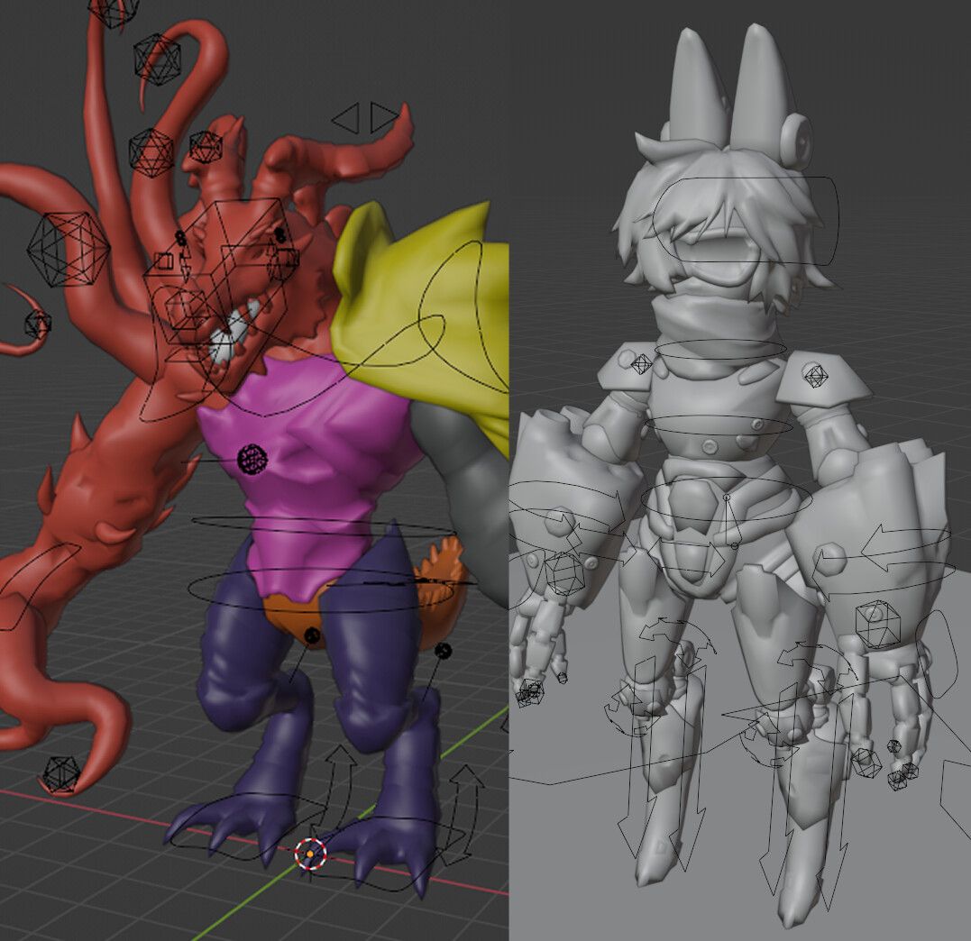 ArtStation - Student Rigs and animation