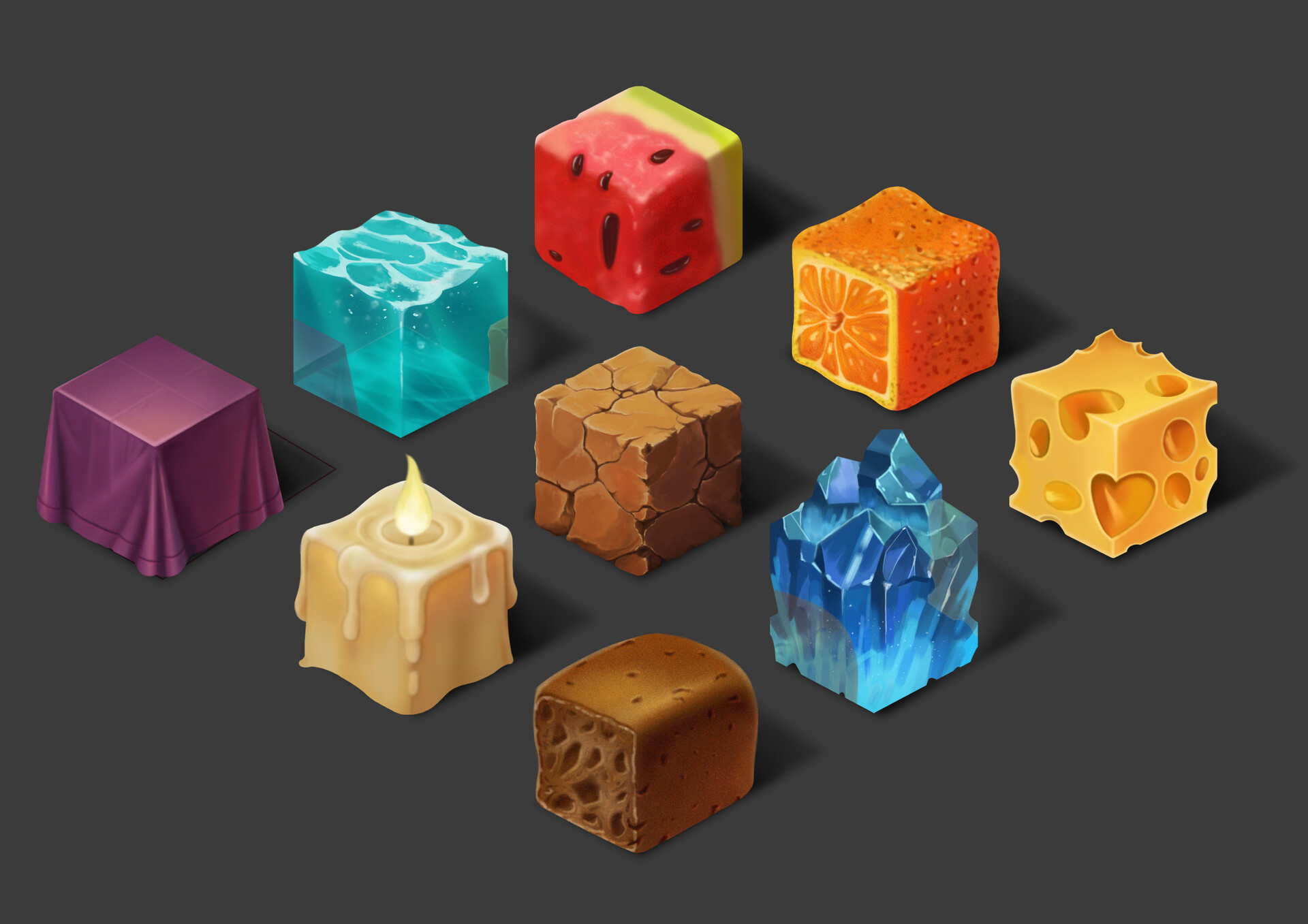 ArtStation - Material Rendering Study